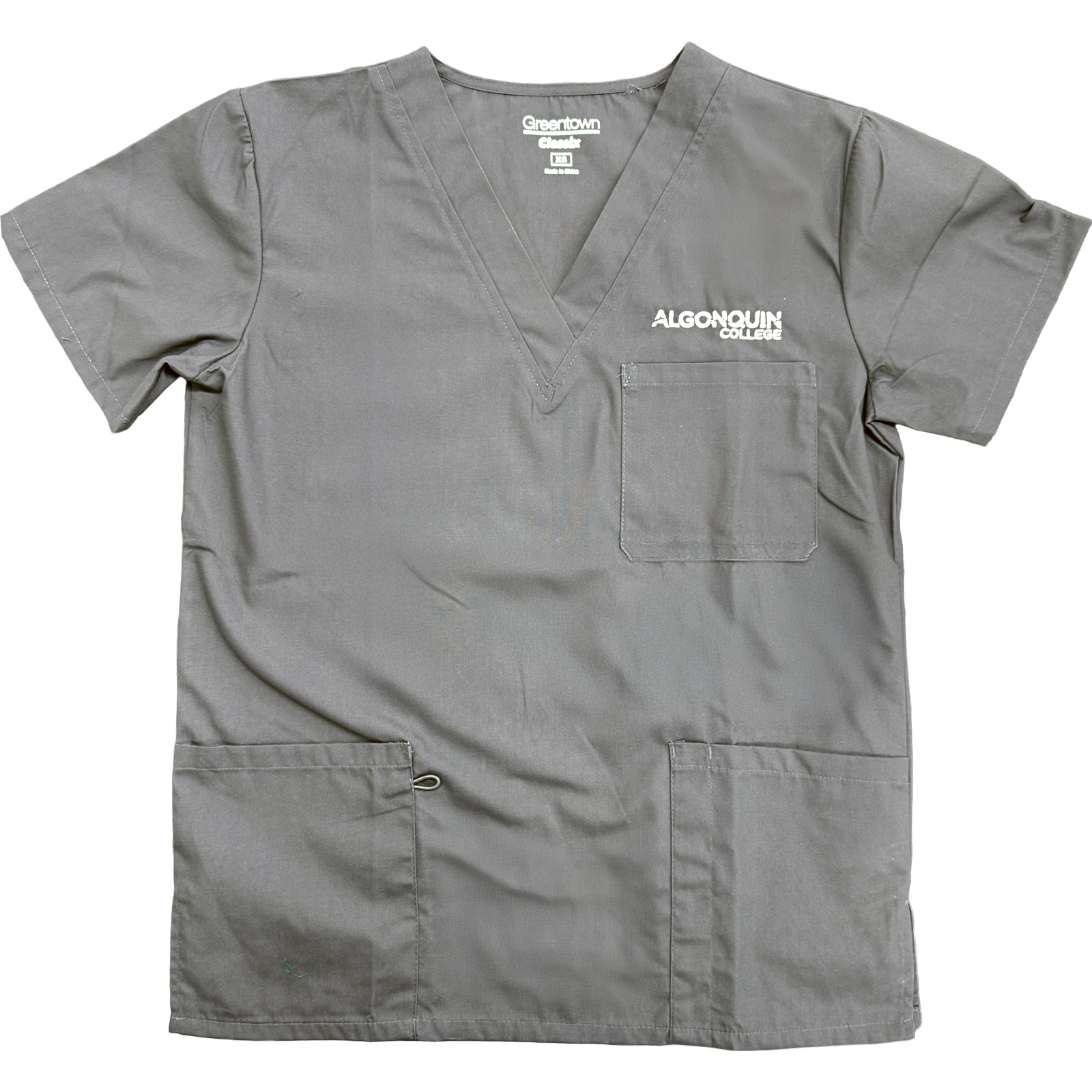 192583011297 New Unisex Classix (Cotton) Scrub Top (Steel Grey ...