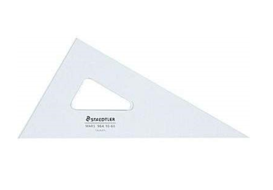 031901905606 Set Square - 45/90 - 10" - Connections - The Campus Store