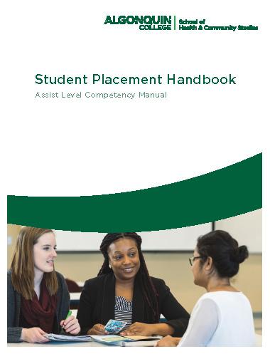88880108966 Student Placement Handbook: Assist Level Competency Manual ...
